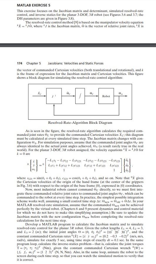 Solved MATLAB EXERCISE 5 This exercise focuses on the | Chegg.com