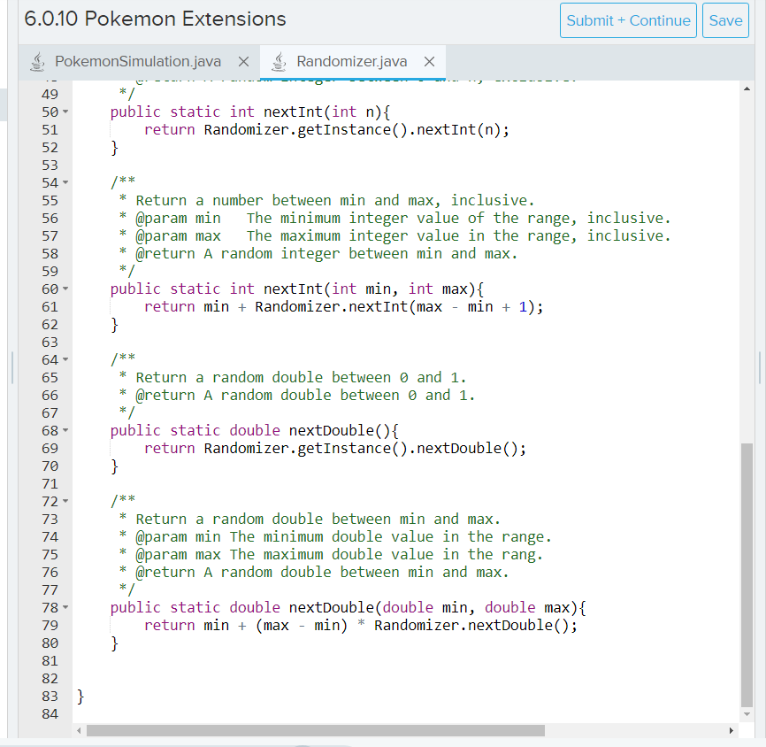 Solved 6.0.10 Pokemon Extensions 1 public class | Chegg.com