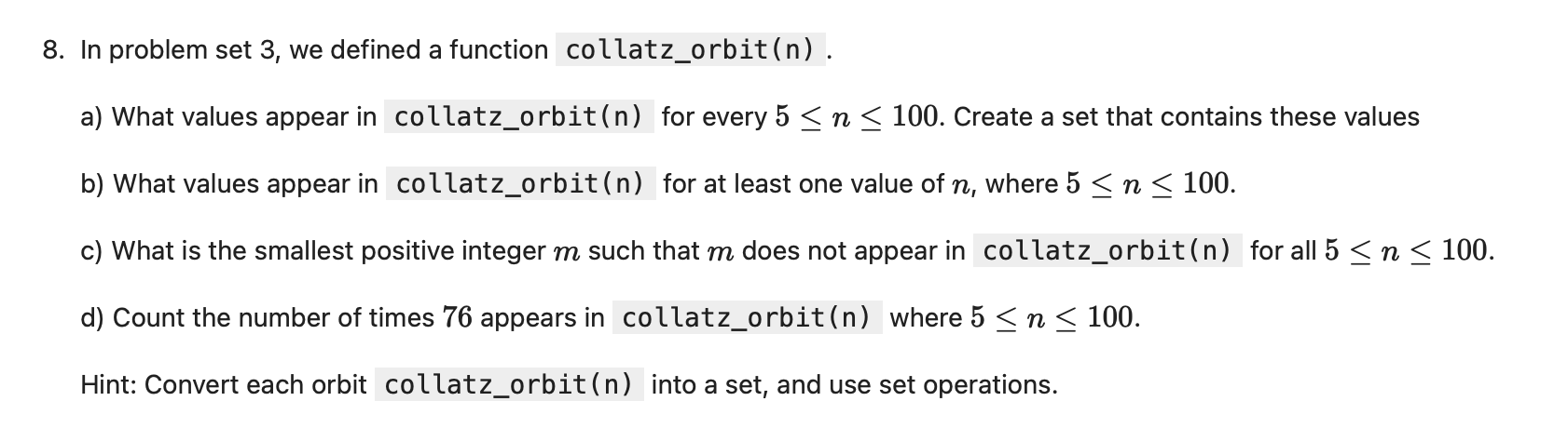 Solved (CODE WITH SAGE MATLAB WITH OUTPUT PLEASE) ﻿In | Chegg.com