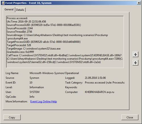 Solved Process Create: UtcTime: 2016-09-20 22:51:06.403 | Chegg.com