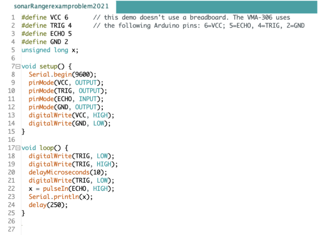 Solved The Following Script Uses A Vma 306 Infrasound Sensor 