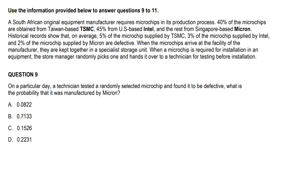 Solved Use the information provided below to answer | Chegg.com