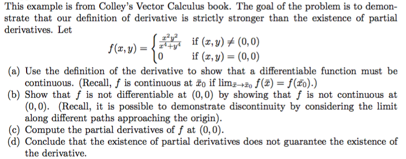 Solved This example is from Colley's Vector Calculus book. | Chegg.com