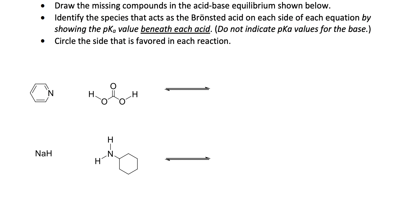 Solved - Draw the missing compounds in the acid-base | Chegg.com