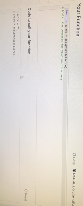 Solved Grade Assignment (simple if-elseif-else) 0 solutions | Chegg.com