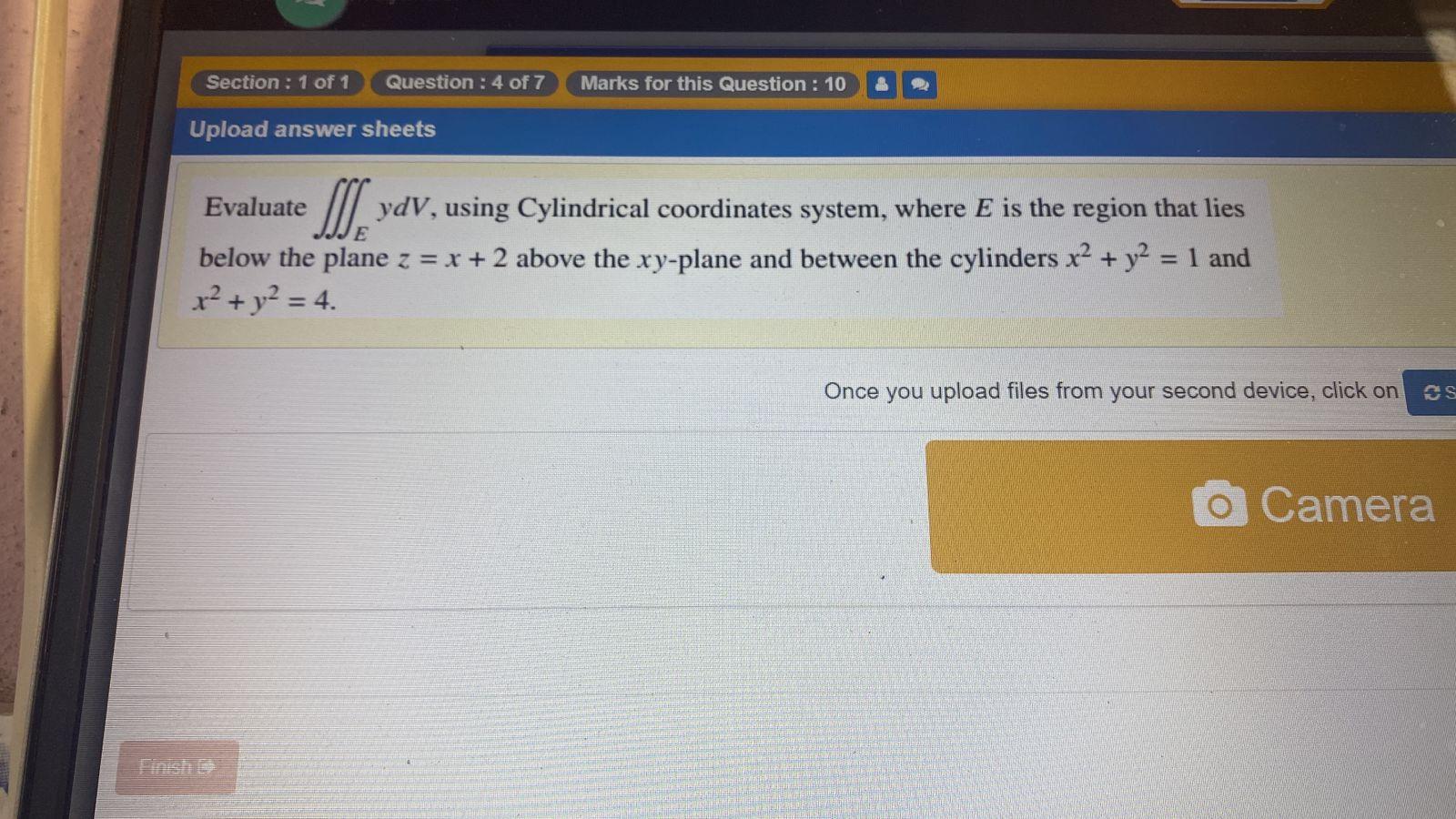 Solved Section 1 Of 1 Question 4 Of 7 Marks For This