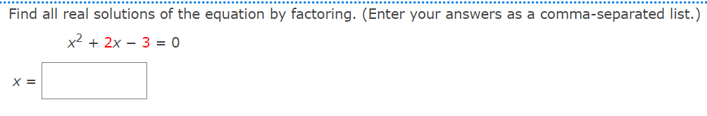 Solved Find all real solutions of the equation by factoring. | Chegg.com