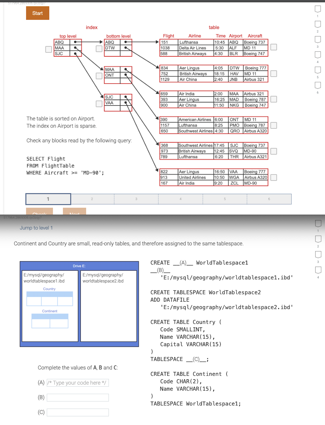 Solved 64.2869306.9×329y7 Jump to level 1 Continent and | Chegg.com