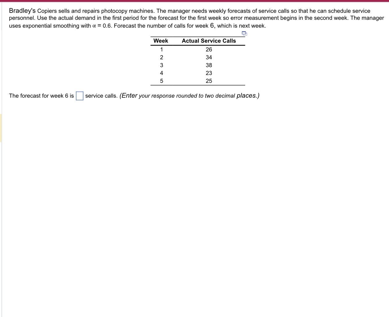 Solved Bradley's Copiers sells and repairs photocopy | Chegg.com