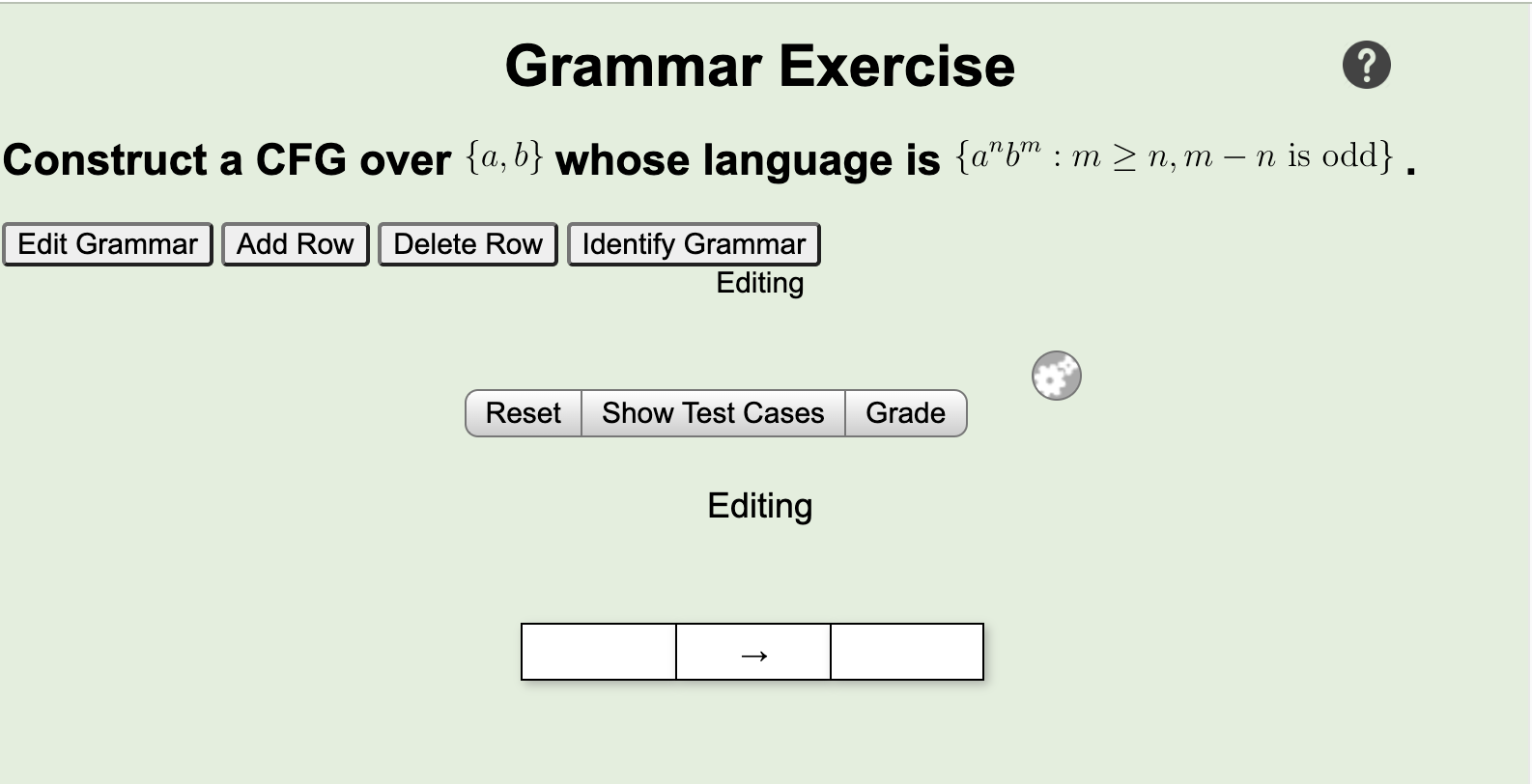Solved Construct a CFG over {a,b} whose language is | Chegg.com