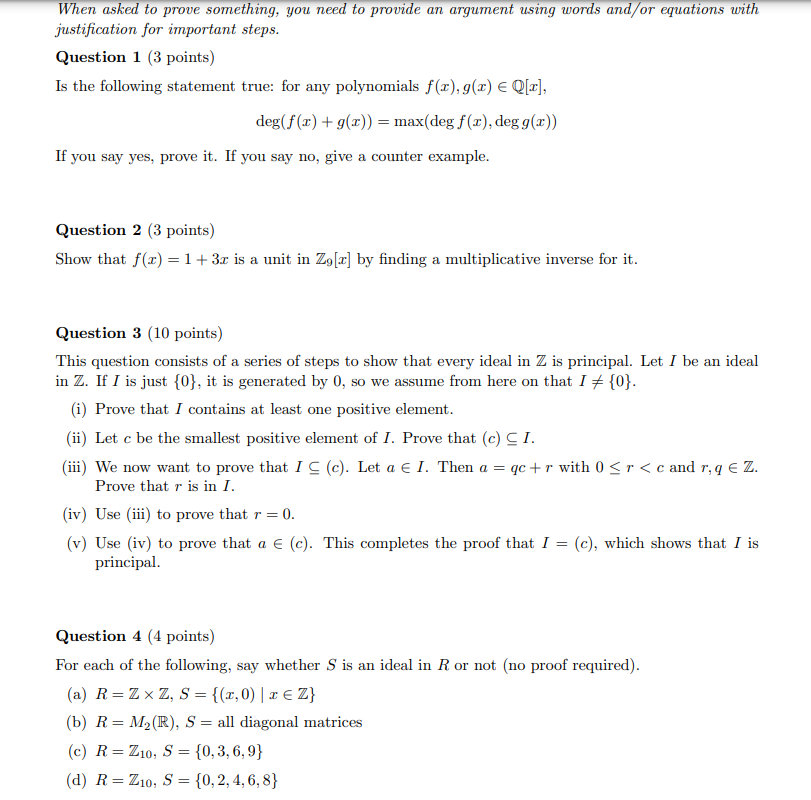 Solved Please answer all questions in detail! Thank you | Chegg.com