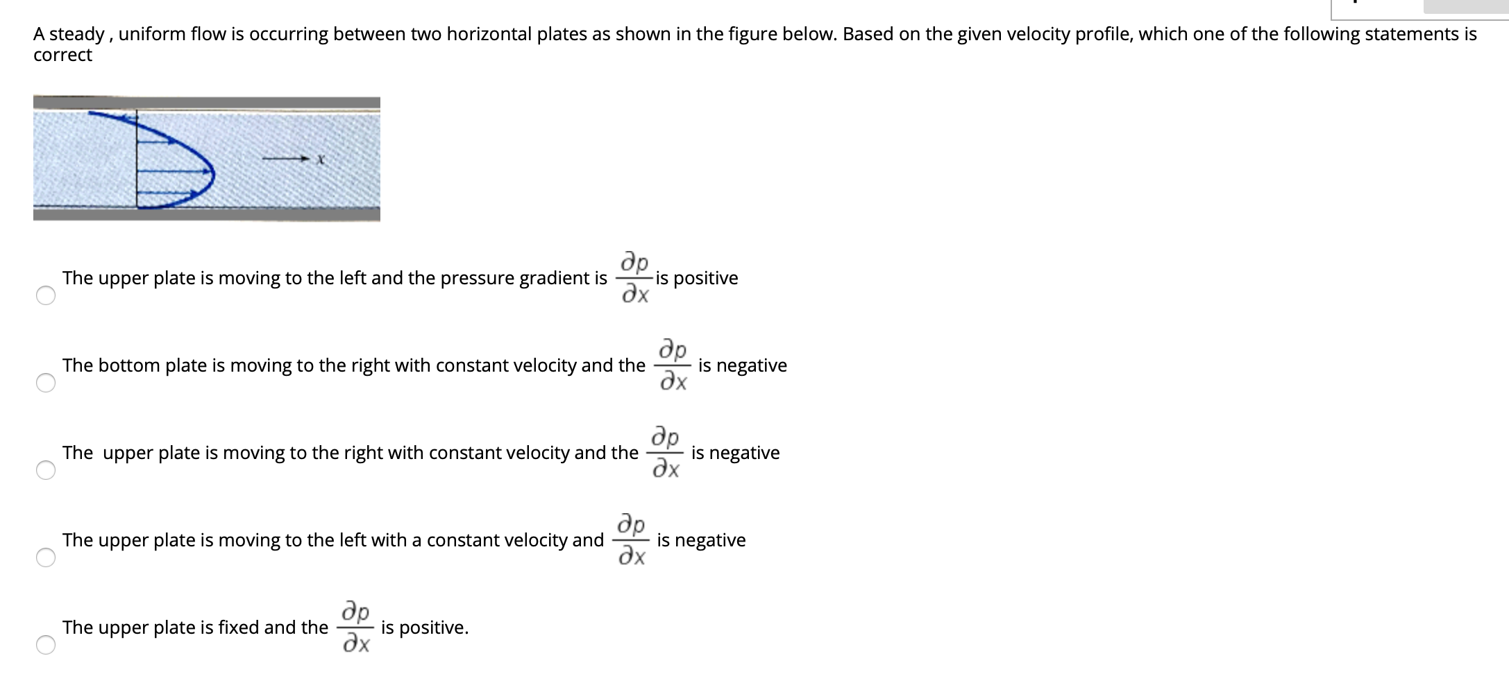 Solved A steady, uniform flow is occurring between two | Chegg.com