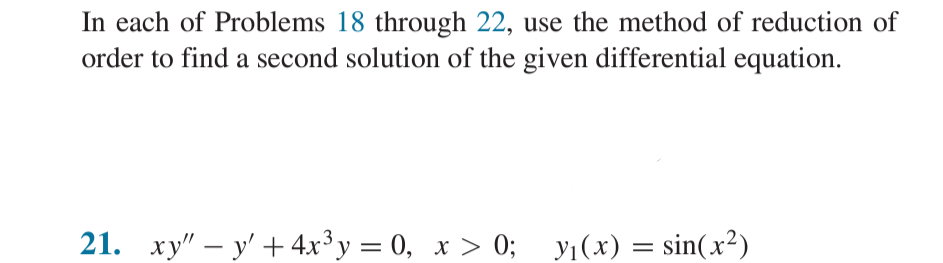 Solved In ﻿each of ﻿Problems 18 ﻿through 22 , ﻿use the | Chegg.com