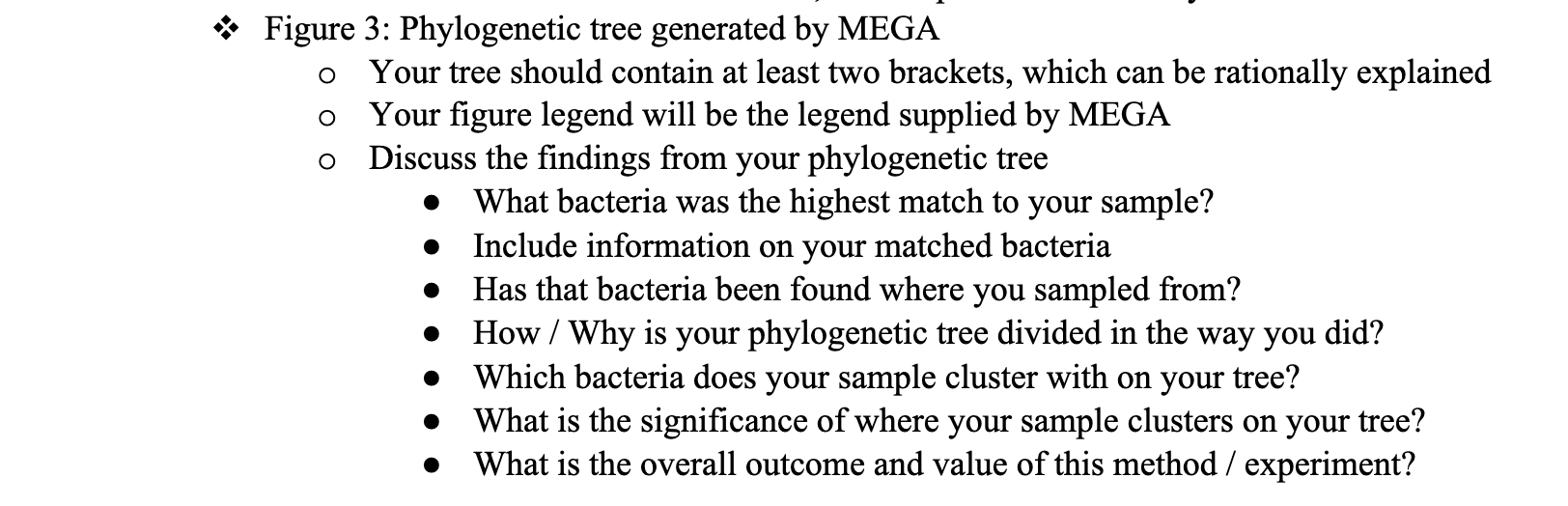I need help analyzing this phylo tree. I got my | Chegg.com