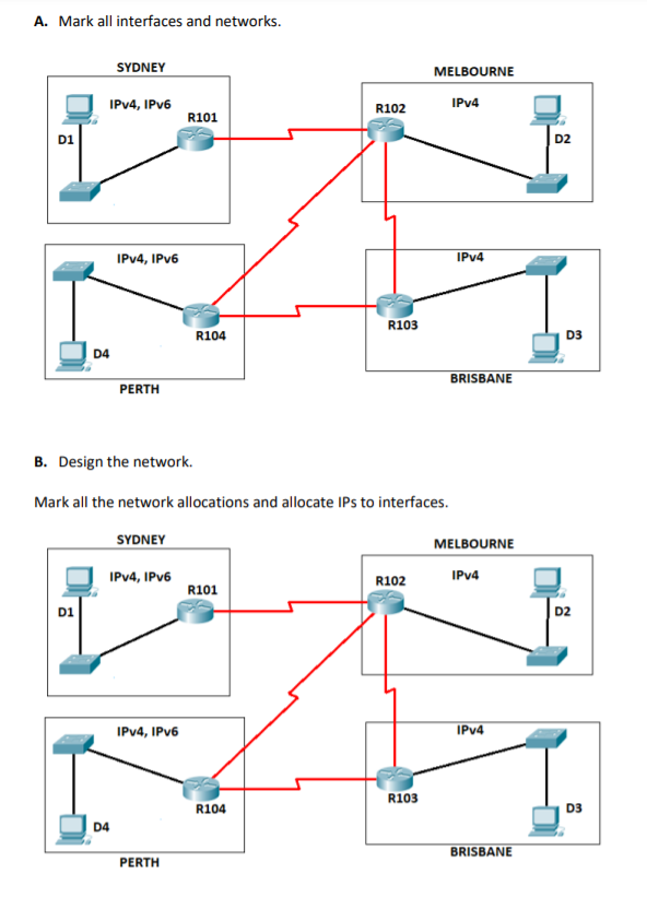 Solved Assignment Description: Given a network | Chegg.com