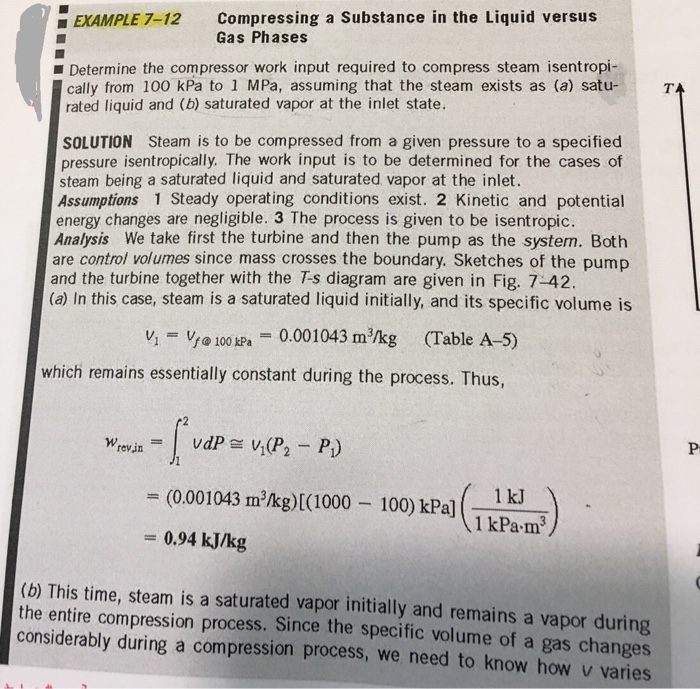 Solved Compressing a substance in the Liquid versus Gas | Chegg.com