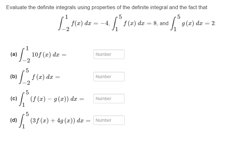 Solved Evaluate the definite integrals using properties of | Chegg.com