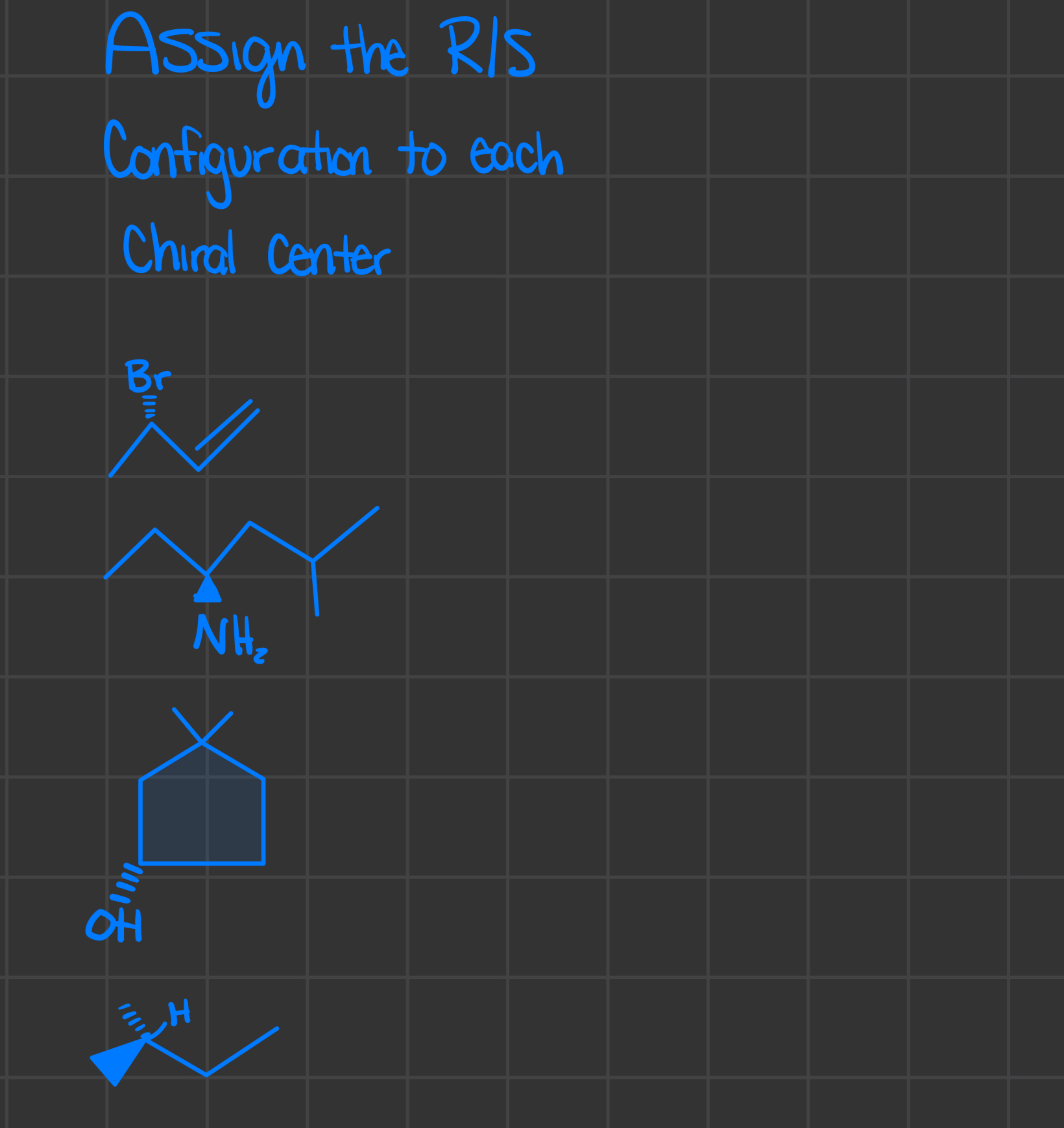 Solved Assign the R/S Configuration to each Chiral center | Chegg.com