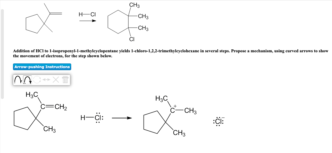 Solved H-CI - CH₃ -CH₃ Addition of HCl to | Chegg.com