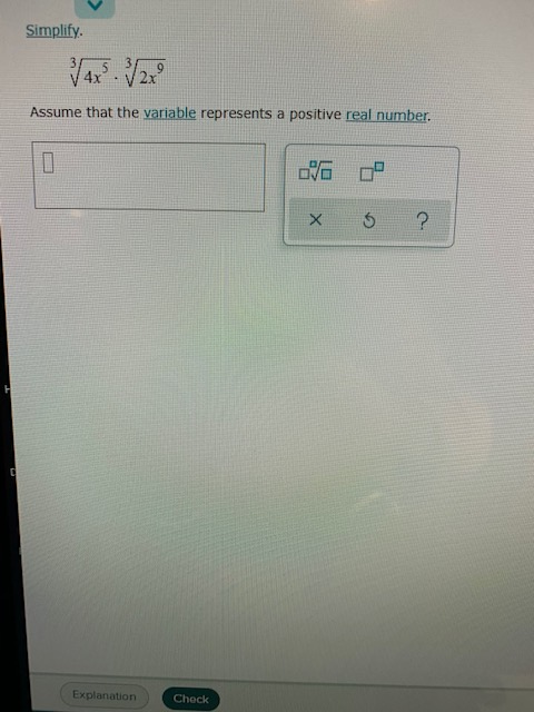 Solved Simplify Assume that the variable represents a | Chegg.com