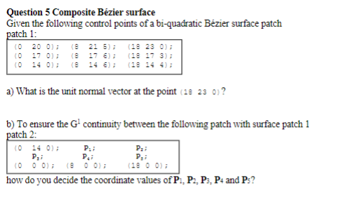 Solved Question 1 Hermite Curve Approximate A 2d Parametric 