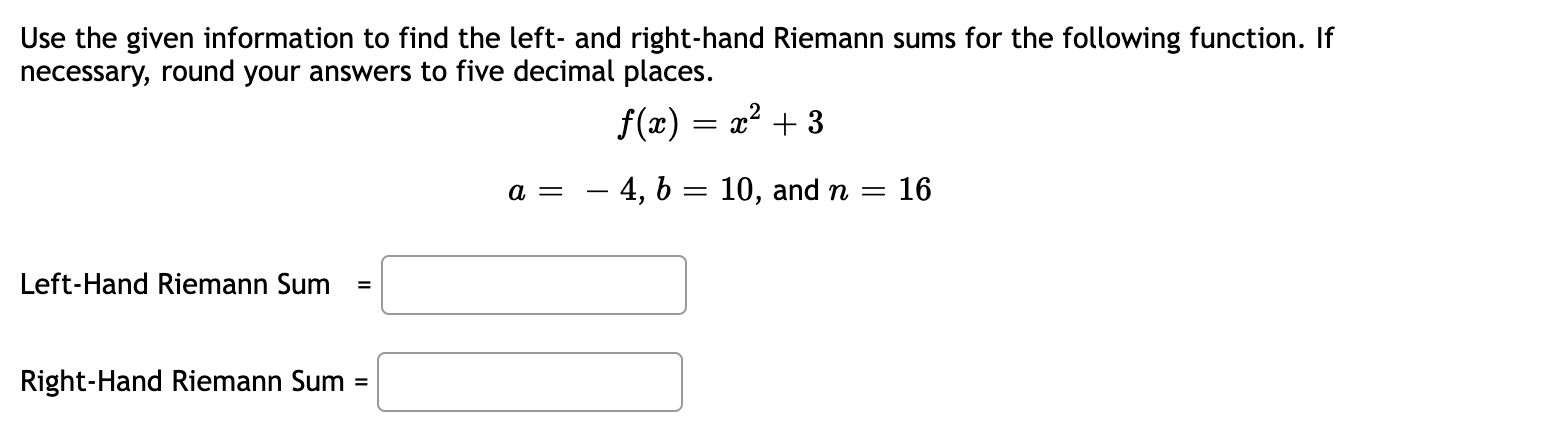 Solved Use the given information to find the left- and | Chegg.com