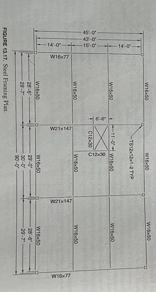 Solved 1. Prepare a structural steel materials list for the | Chegg.com