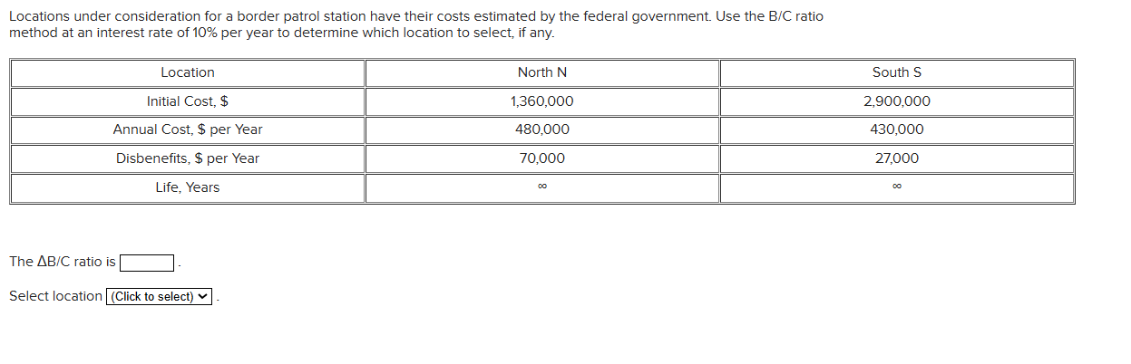 Solved Locations under consideration for a border patrol | Chegg.com