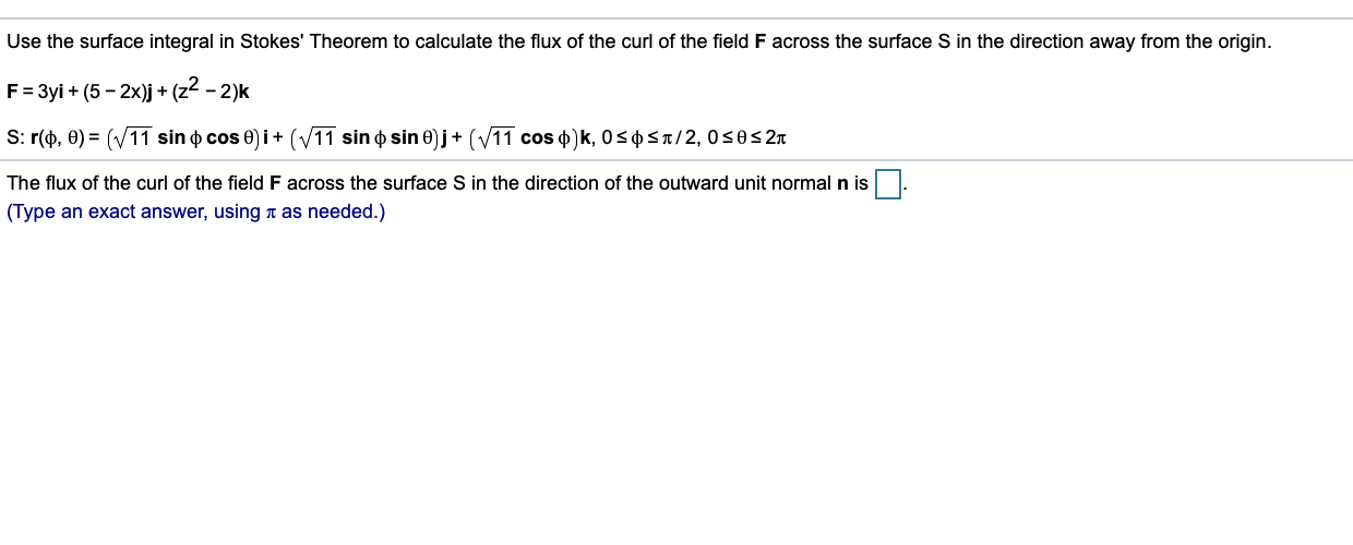 Solved Use the surface integral in Stokes' Theorem to | Chegg.com