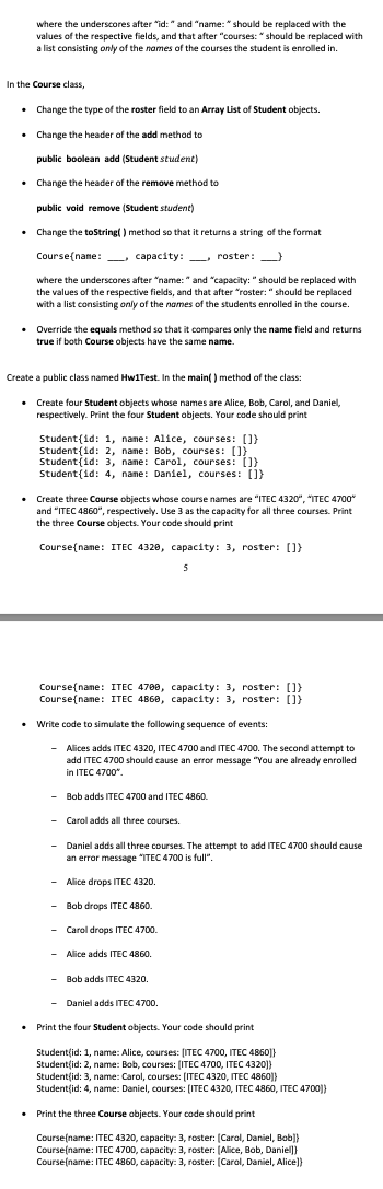 Solved Create a Part 1 subpackage p1 under the hw1 package. | Chegg.com