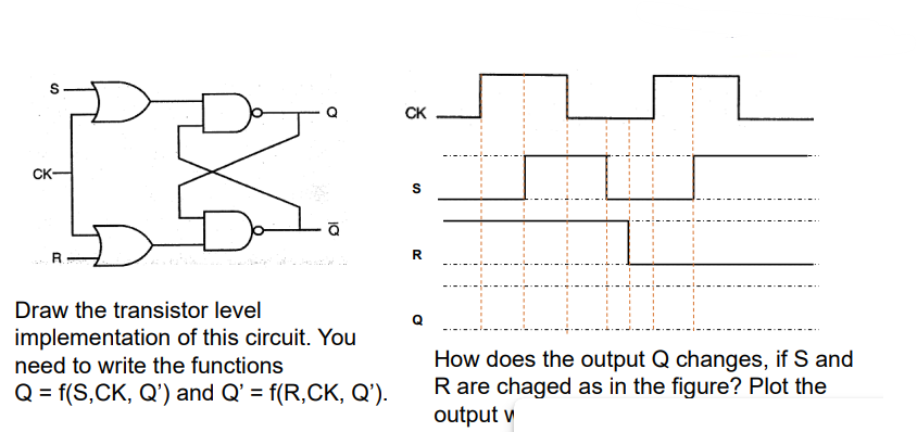 Solved Draw the transistor levelimplementation of this | Chegg.com