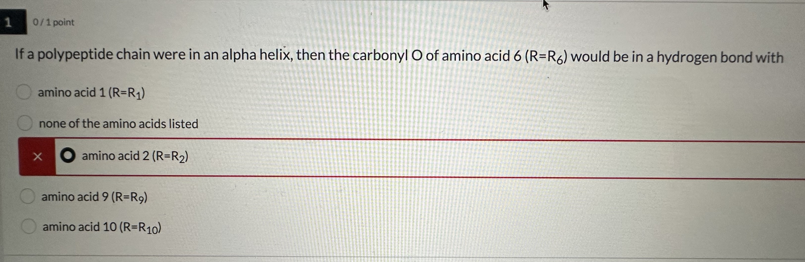 Solved If a polypeptide chain were in an alpha helix, then | Chegg.com
