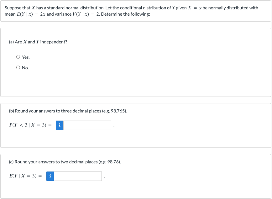 Solved Suppose that X has a standard normal distribution. | Chegg.com