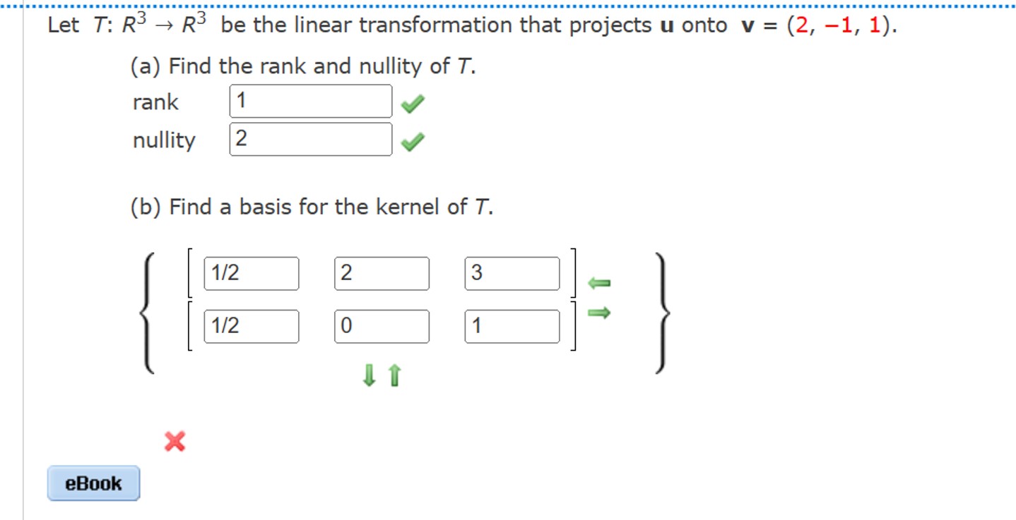 Solved Let T:R3→R3 ﻿be the linear transformation that | Chegg.com