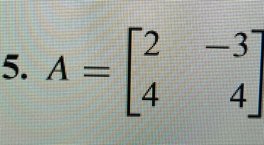 Solved In Exercises 1-2, verify that the following matrices | Chegg.com