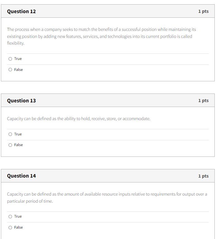 Solved The process when a company seeks to match the | Chegg.com