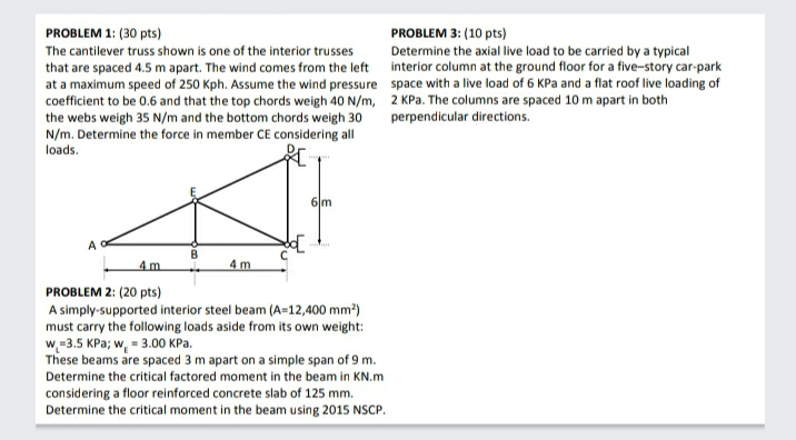 Solved PROBLEM 1: (30 pts) PROBLEM 3: (10 pts) The | Chegg.com Solved PROBLEM 1: (30 pts) PROBLEM 3: (10 pts) The | Chegg.com