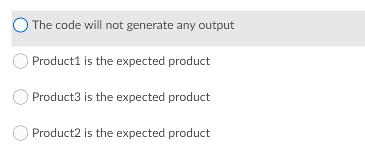 Solved Question 54 (4 points) What will be the output of the | Chegg.com