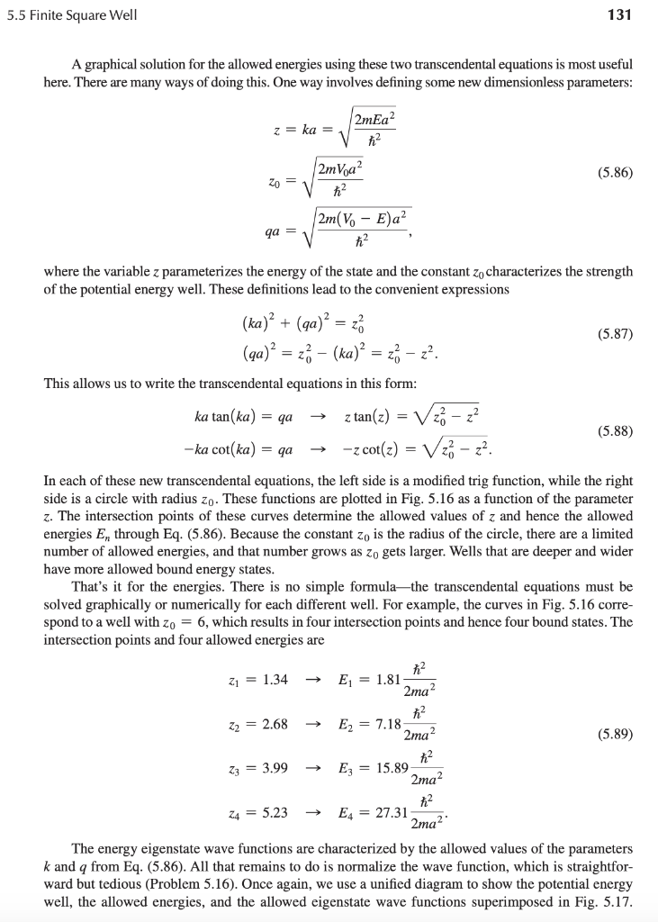 Solved 5. (Bonus: 40 pts) Consider an electron in a double | Chegg.com