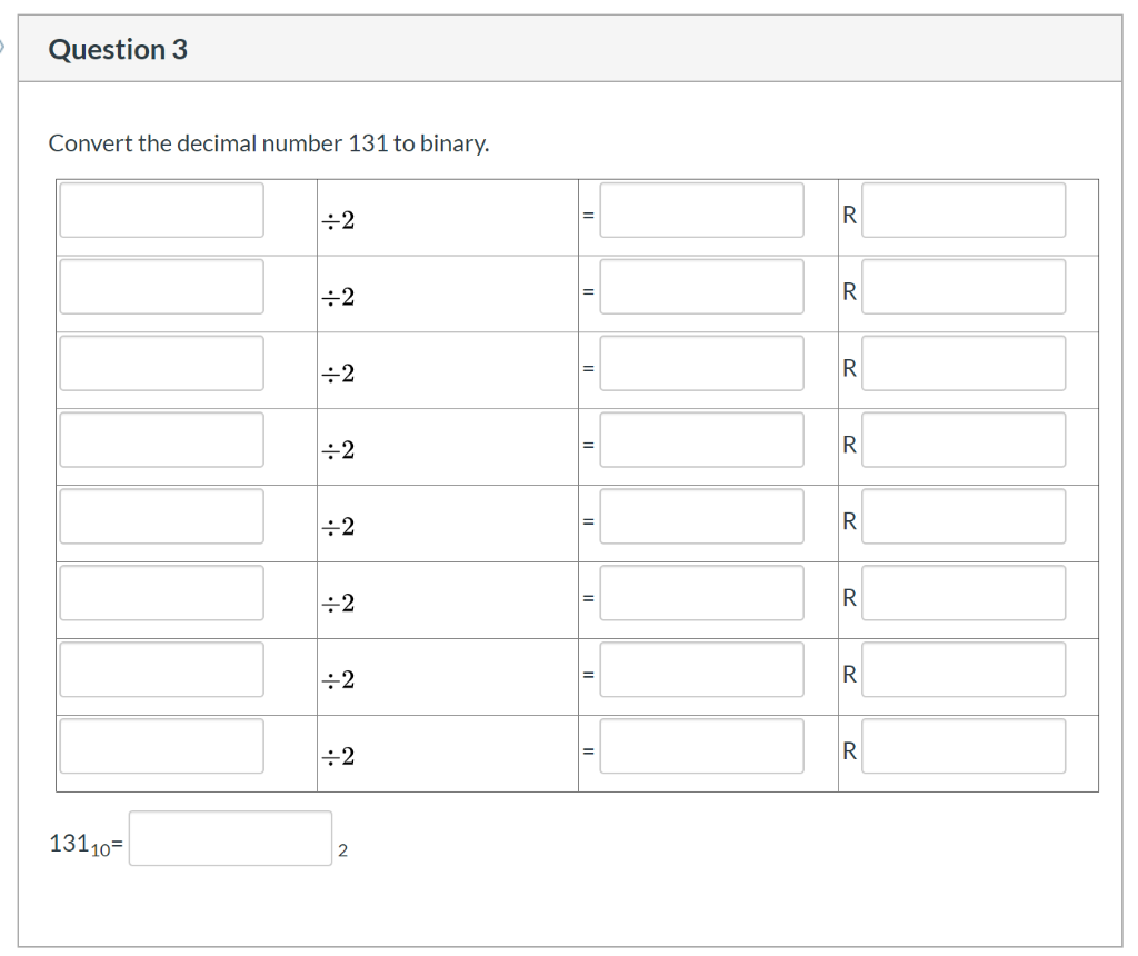 Solved Question 2 Write the binary number 11001.01 in | Chegg.com