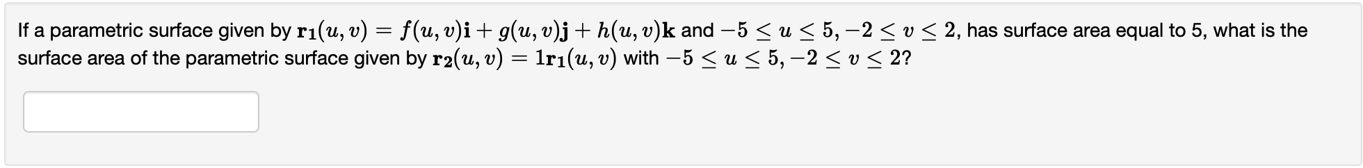 Solved If a parametric surface given by | Chegg.com