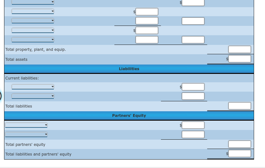 Solved Financial Statements for PartnershipThe ledger of | Chegg.com