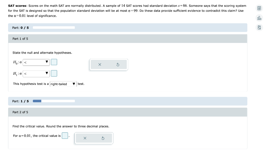 Solved SAT scores: Scores on the math SAT are normally | Chegg.com