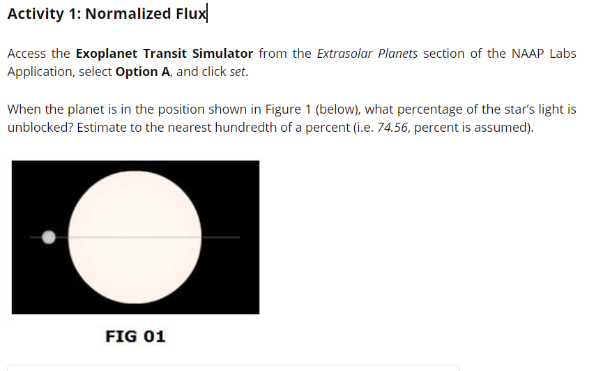 Exoplanet Transit Simulator