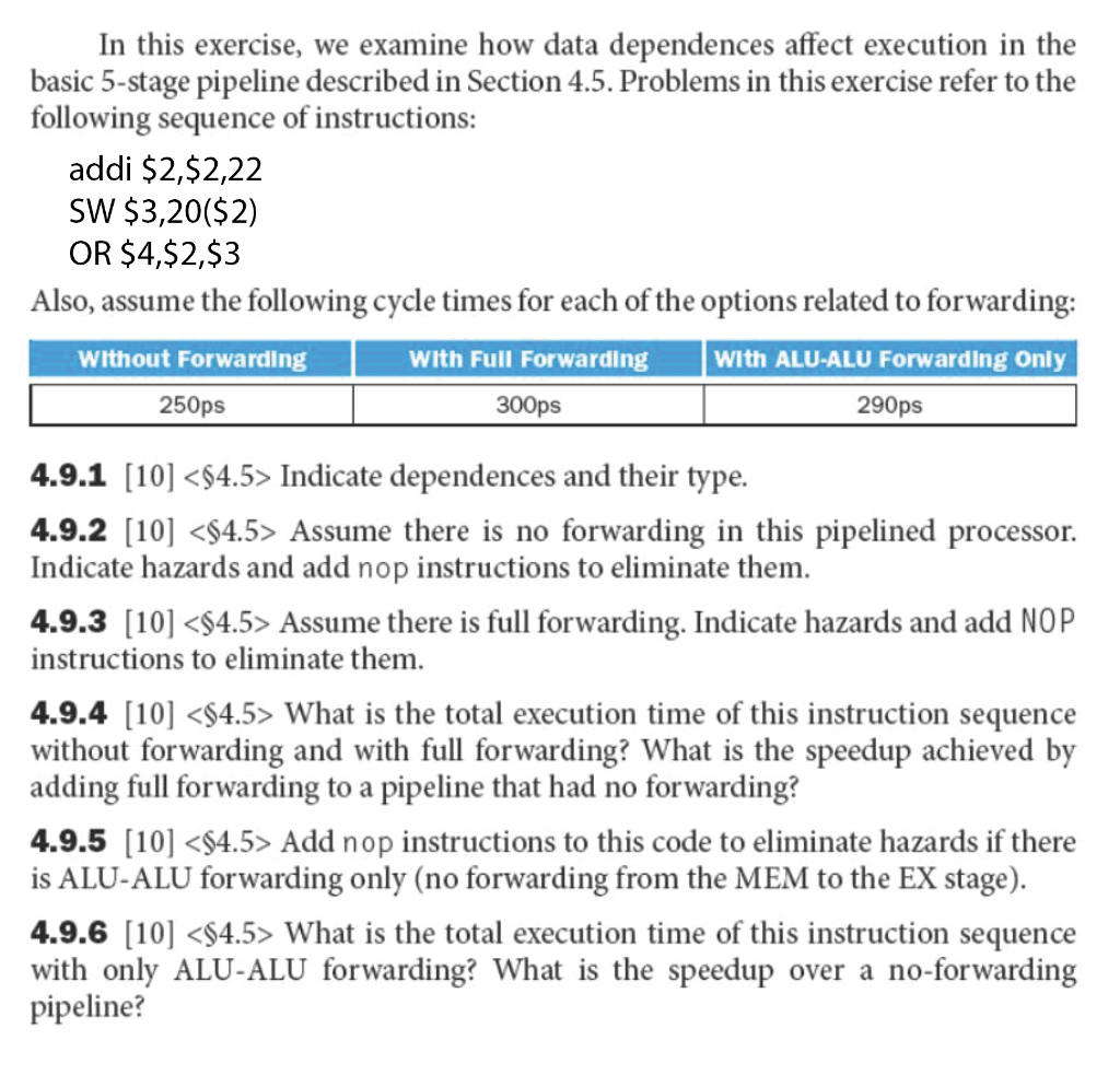 Solved In this exercise, we examine how data dependences | Chegg.com
