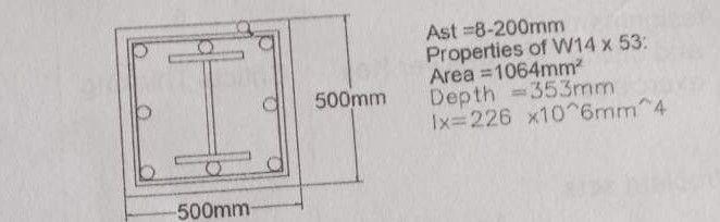 Solved Calculate the ultimate axial load capacity of the | Chegg.com