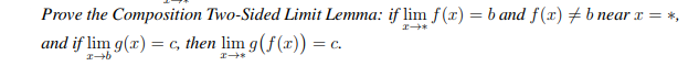 Solved use the definition of the limit (and our facts about | Chegg.com