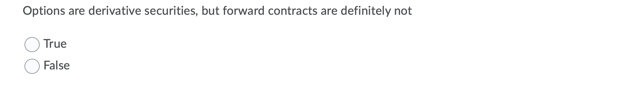 Solved Options are derivative securities, but forward | Chegg.com