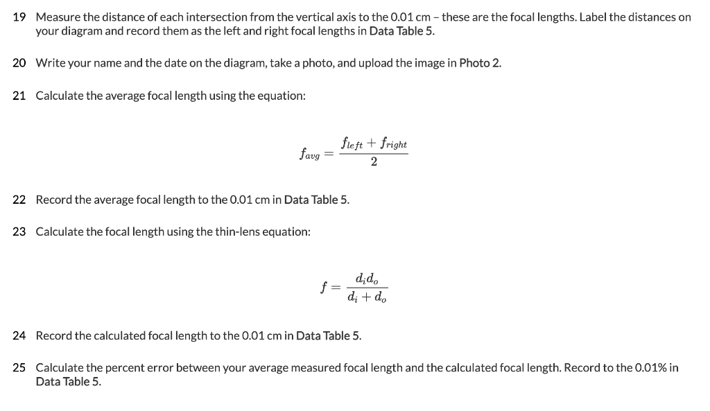 Solved Part 2: Using Ray Tracing to Determine Focal Length | Chegg.com