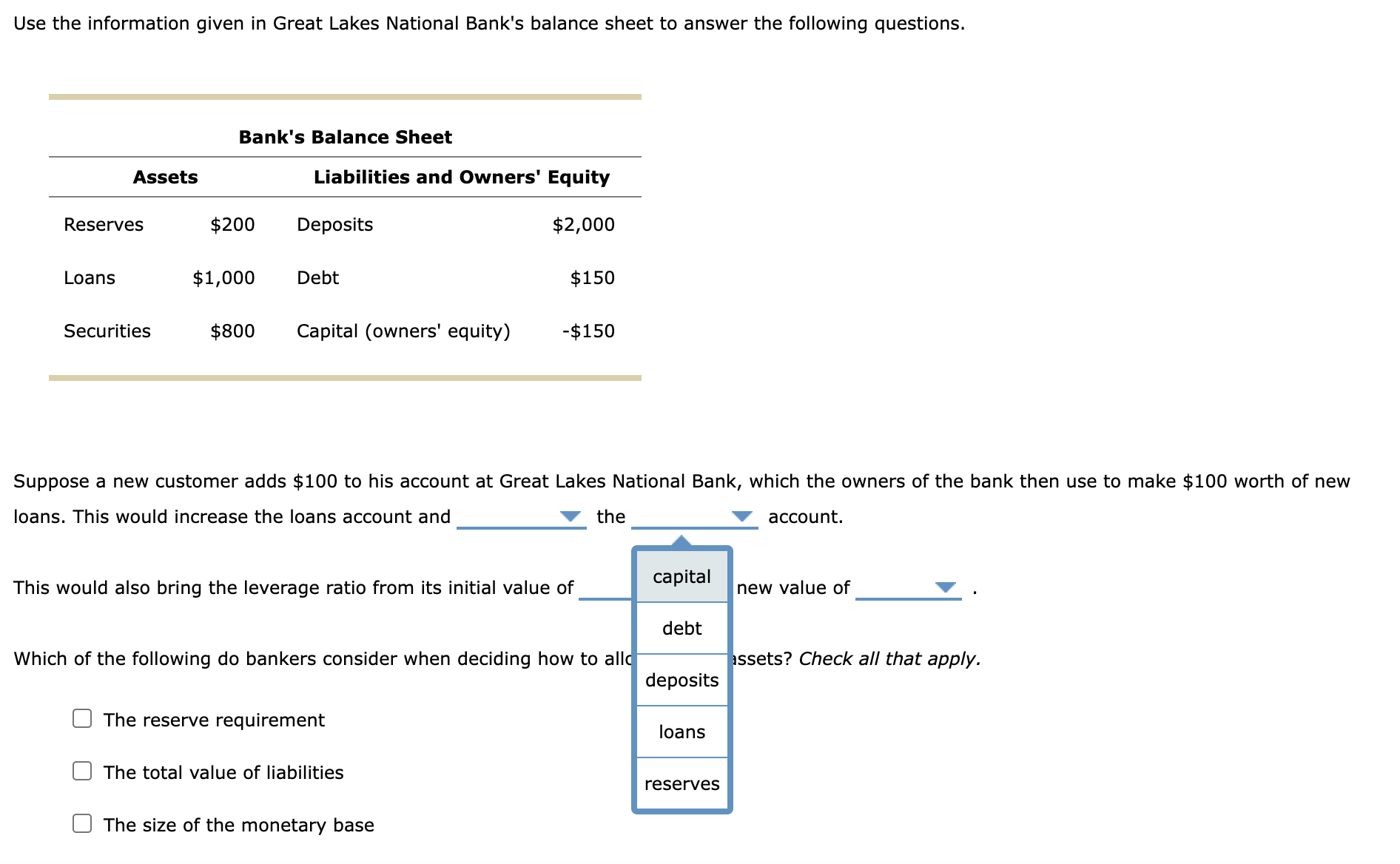 Solved Use the information given in Great Lakes National | Chegg.com